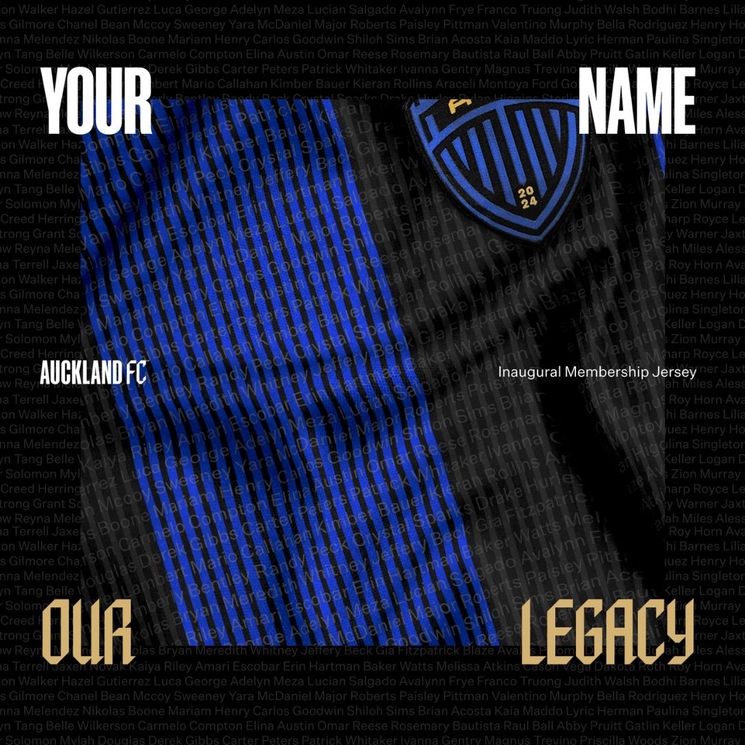 Your Name On The Home Kit - Auckland