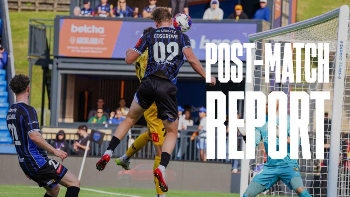 RD 14 Post Match Report: Auckland FC 2 - 2 Central Coast Mariners ...